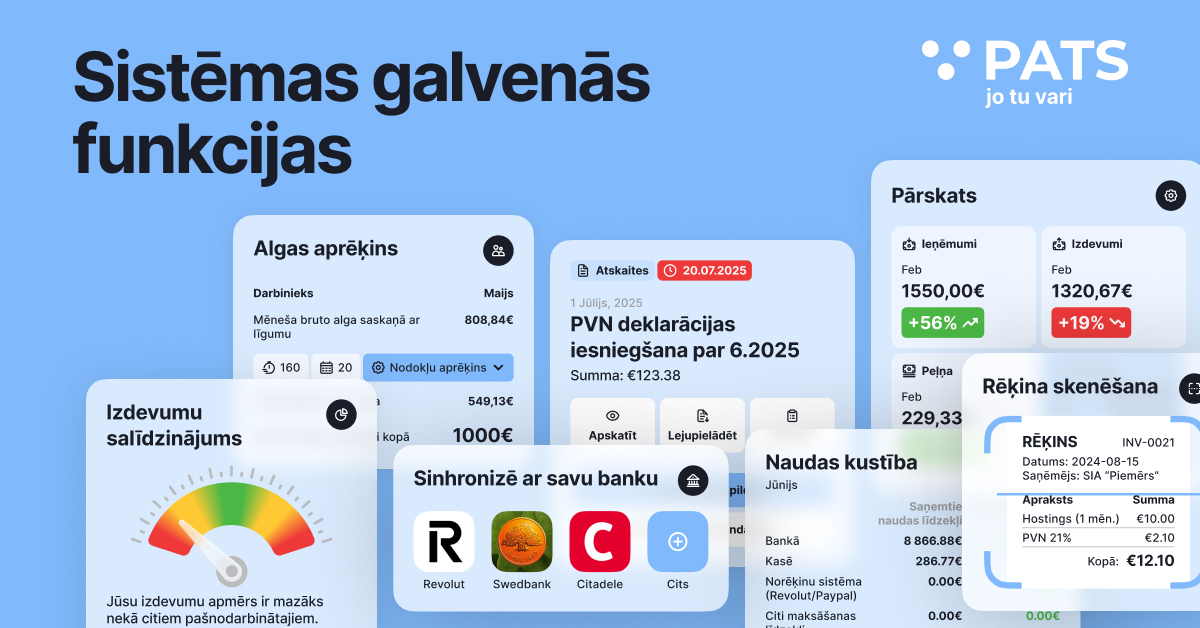 Accounting system features